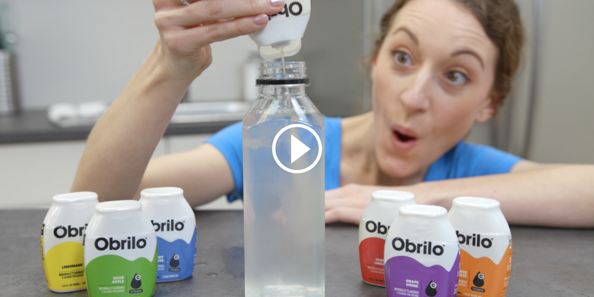 Obrilo - Dye free water enhancer, Water enhancer with Stevia.