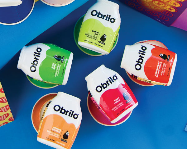 Obrilo | Naturally Flavored & Dye Free Water Enhancers | Zero Calories